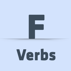 F Verbs - List of Verbs That Start With F