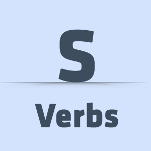 S Verbs | List of Verbs That Start With S