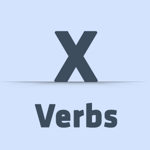 X Verbs | List of Verbs That Start With X