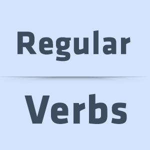 Regular Verbs - List of Regular English Verbs