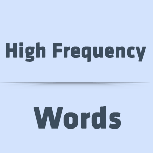 High Frequency Words