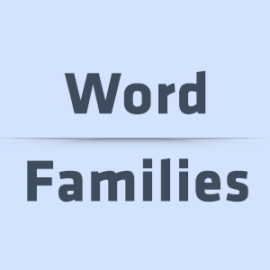 Word Families - Complete English Word Family List