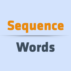 Sequence Words - List of Vocabulary Sequence Linking Words